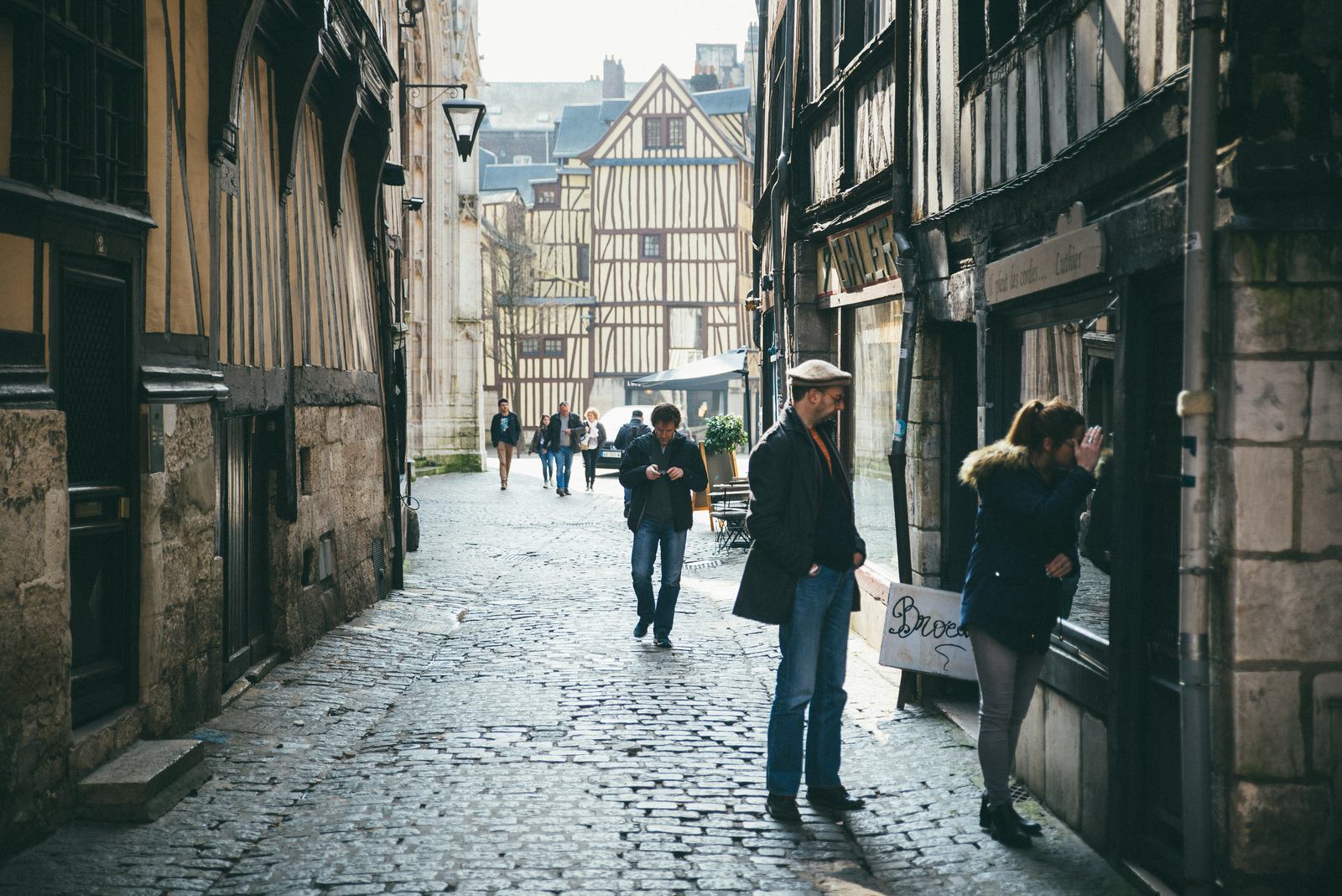 en balade avec les potes à Rouen, Rouen en France